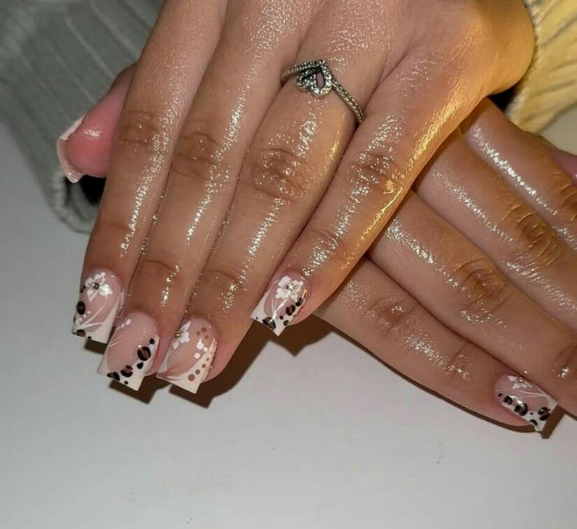50+ Cheetah Print French Tip Nails to Unleash Your Wild Side – FASHION ...