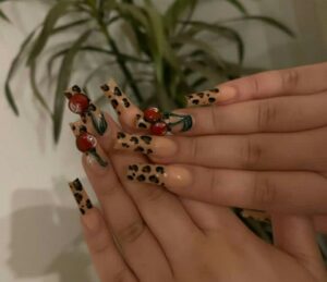 50+ Cheetah Print French Tip Nails to Unleash Your Wild Side – FASHION ...