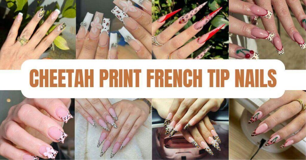 50+ Cheetah Print French Tip Nails to Unleash Your Wild Side – FASHION ...