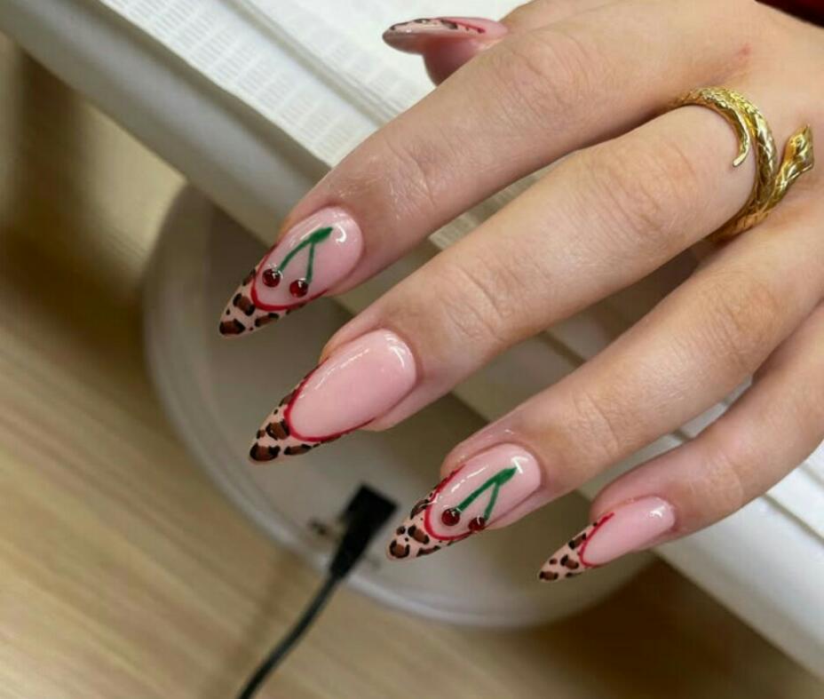50+ Cheetah Print French Tip Nails to Unleash Your Wild Side – FASHION ...