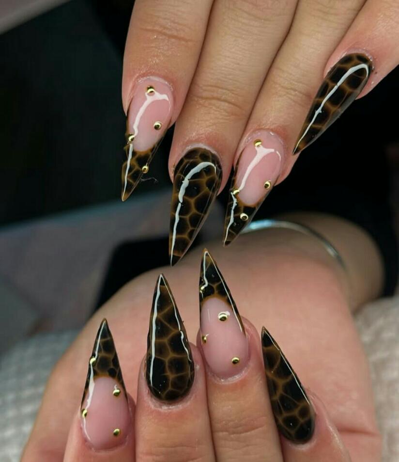 50+ Cheetah Print French Tip Nails to Unleash Your Wild Side – FASHION ...