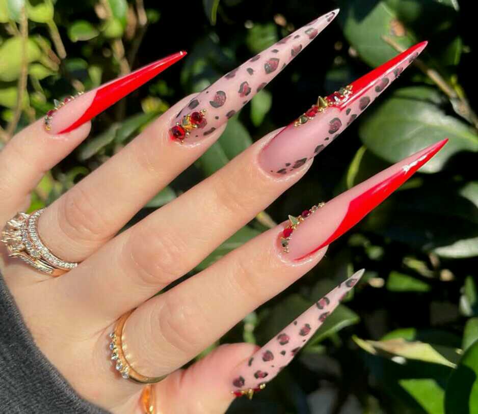 50+ Cheetah Print French Tip Nails to Unleash Your Wild Side – FASHION ...