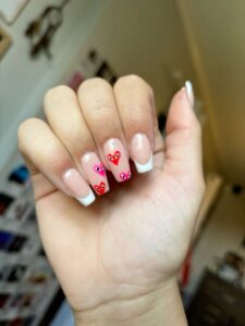 40+ French Tip Nails with Heart Design That’ll Steal Yours – FASHION SO ...