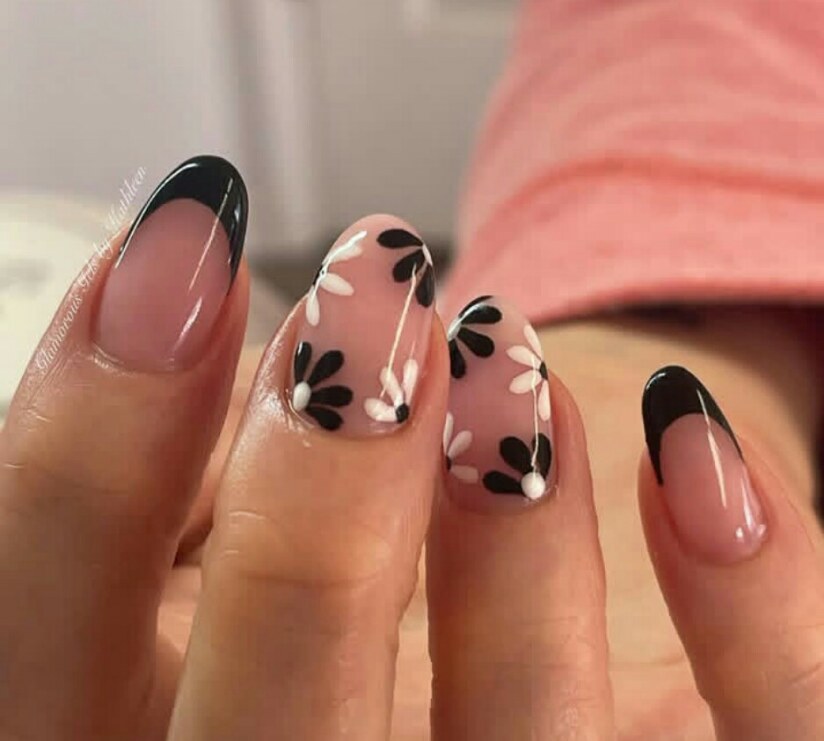 49 French Tip Nail Designs with Flowers to Try Now – FASHION SO SIMPLE