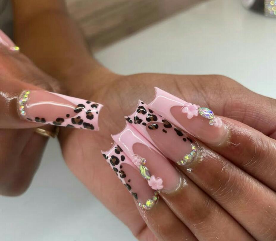 50+ Cheetah Print French Tip Nails to Unleash Your Wild Side – FASHION ...