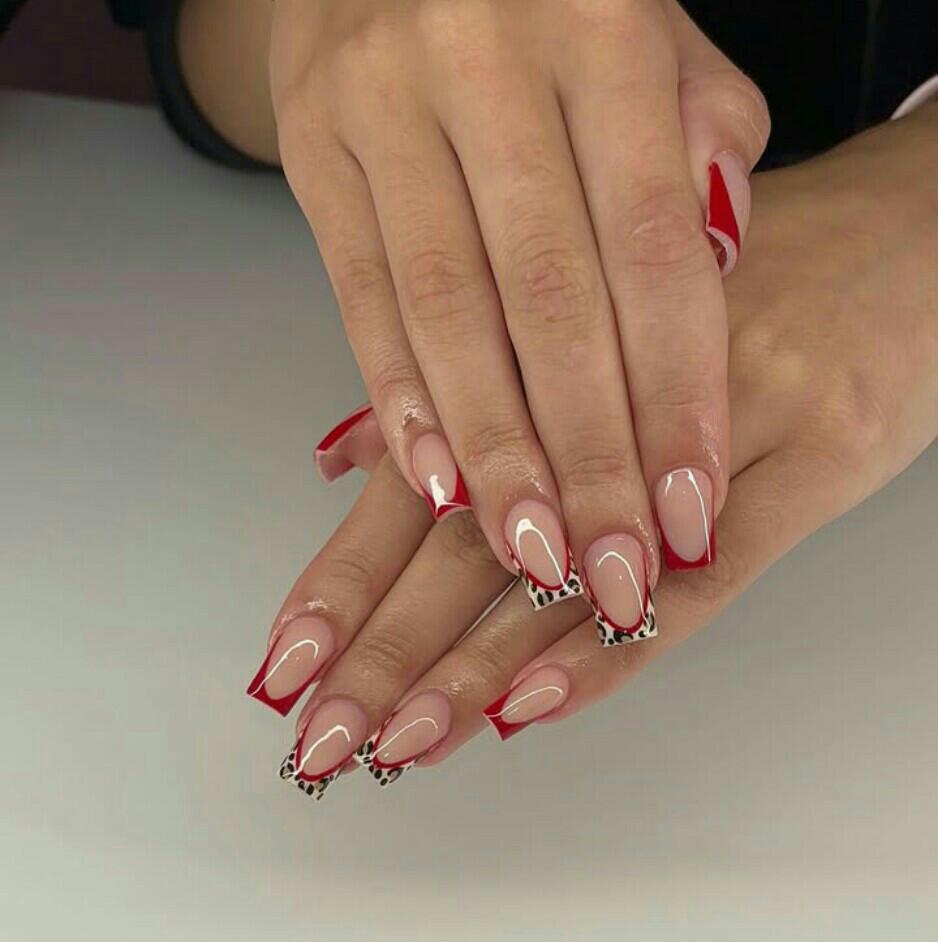 50+ Cheetah Print French Tip Nails to Unleash Your Wild Side – FASHION ...