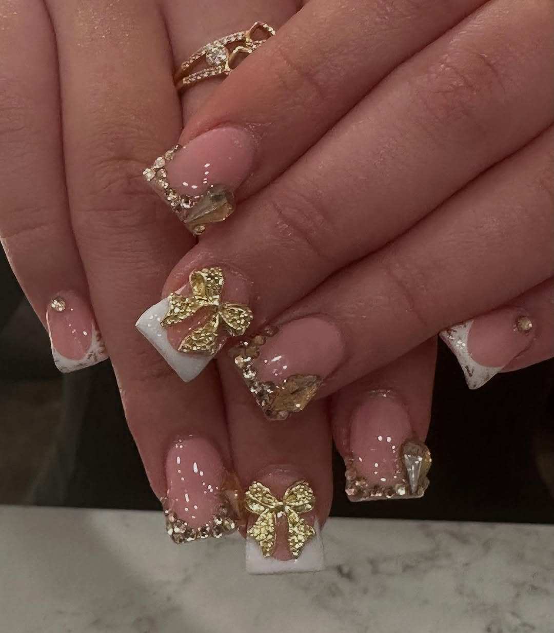 60+ White and Gold French Tip Nails That Scream Glam – FASHION SO SIMPLE