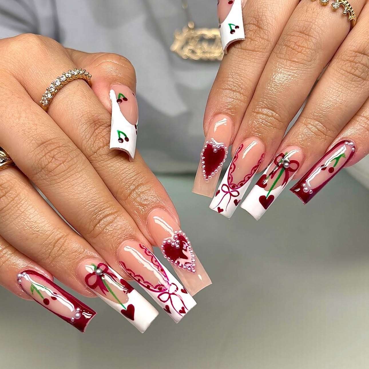 50+ French Tips with Bow Designs That Are Too Pretty to Ignore ...
