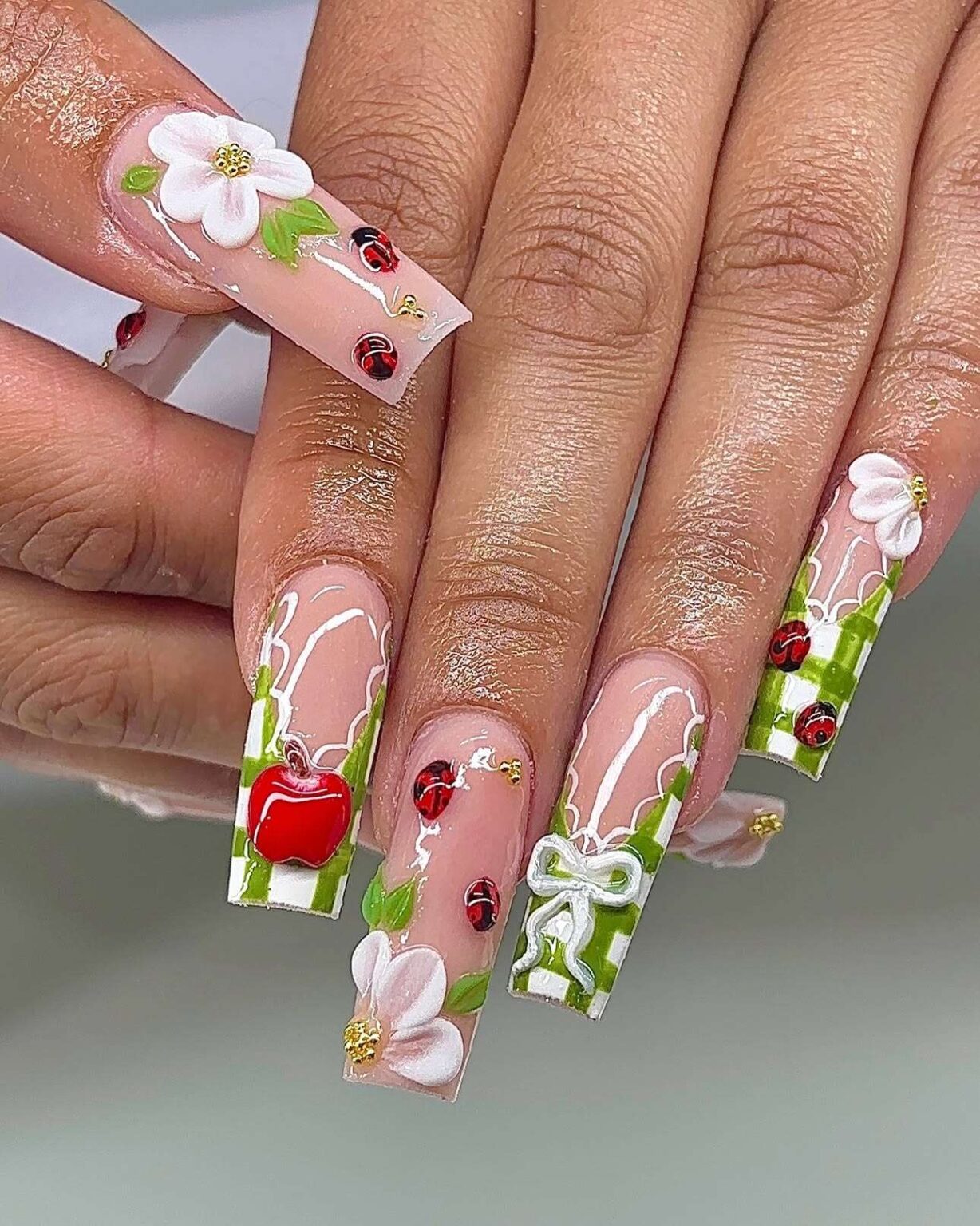 50+ French Tips with Bow Designs That Are Too Pretty to Ignore ...