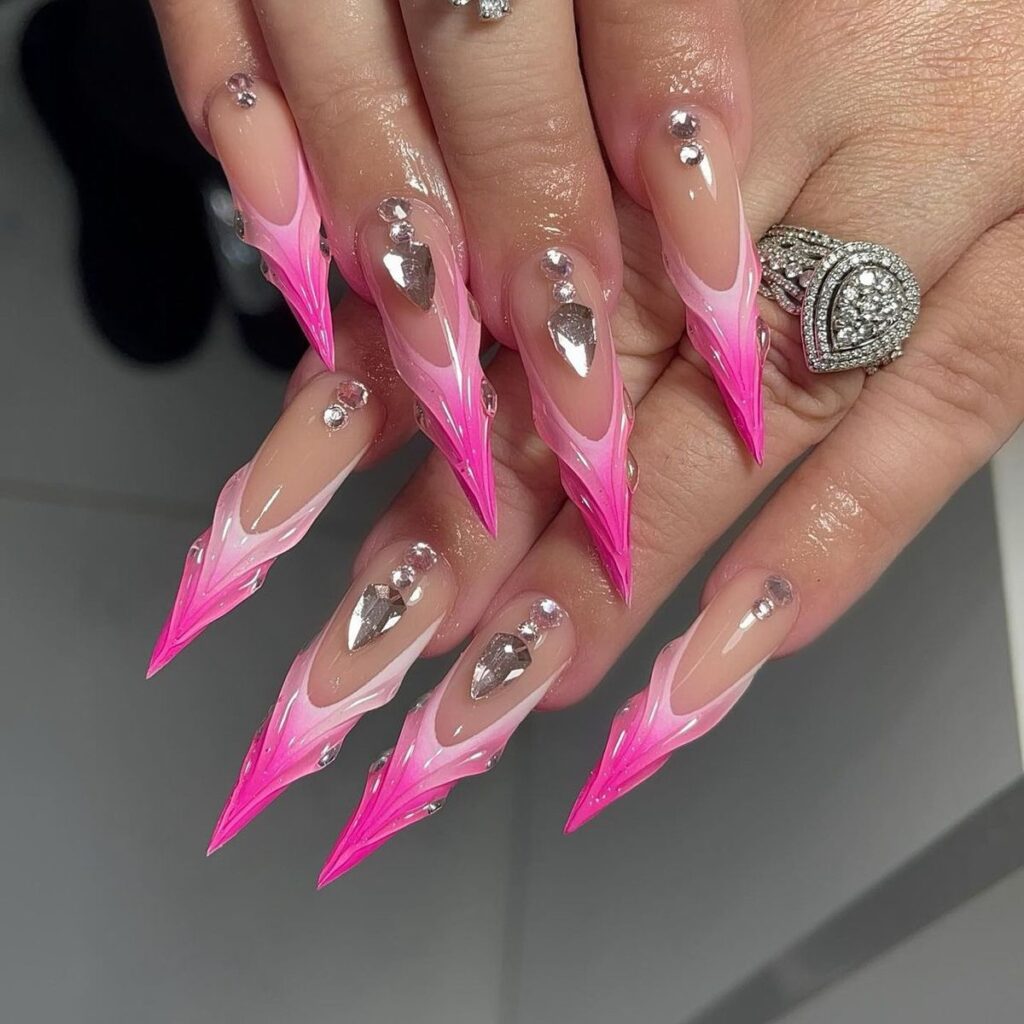 45+ Fierce Long Stiletto Nails to Try Today – FASHION SO SIMPLE