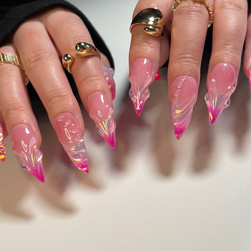 50+ Pink Stiletto Nails That Slay in Every Shade – FASHION SO SIMPLE