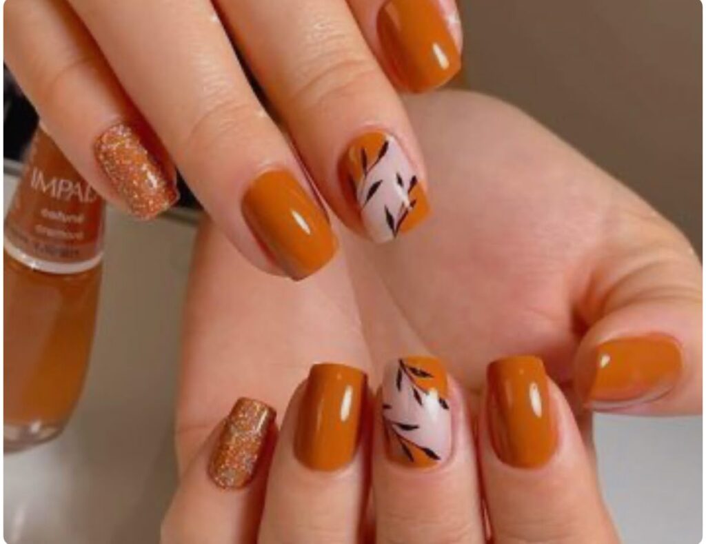 50+ Orange Fall Nails for a Cozy Autumn Look – FASHION SO SIMPLE