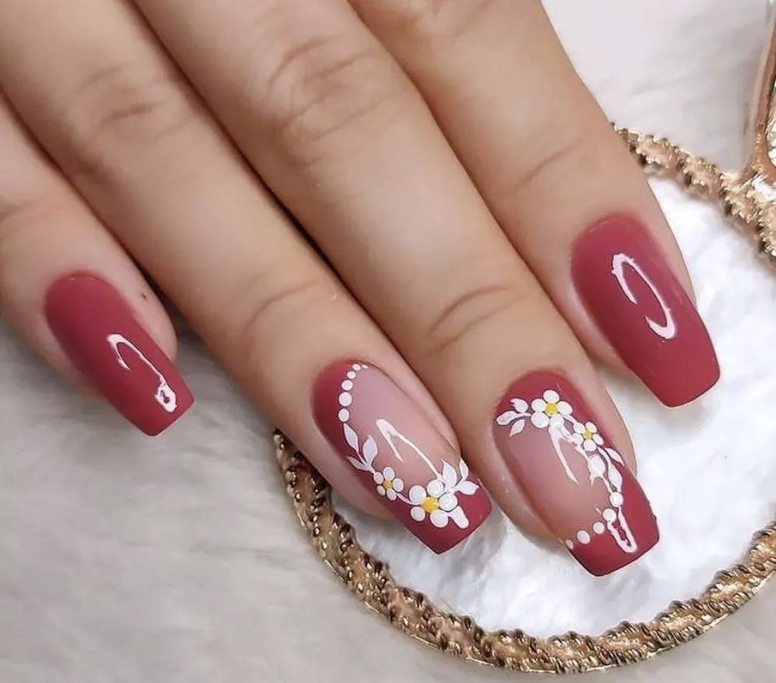 From Blush to Berry: Choosing Your Perfect Pink Fall Nails – FASHION SO ...