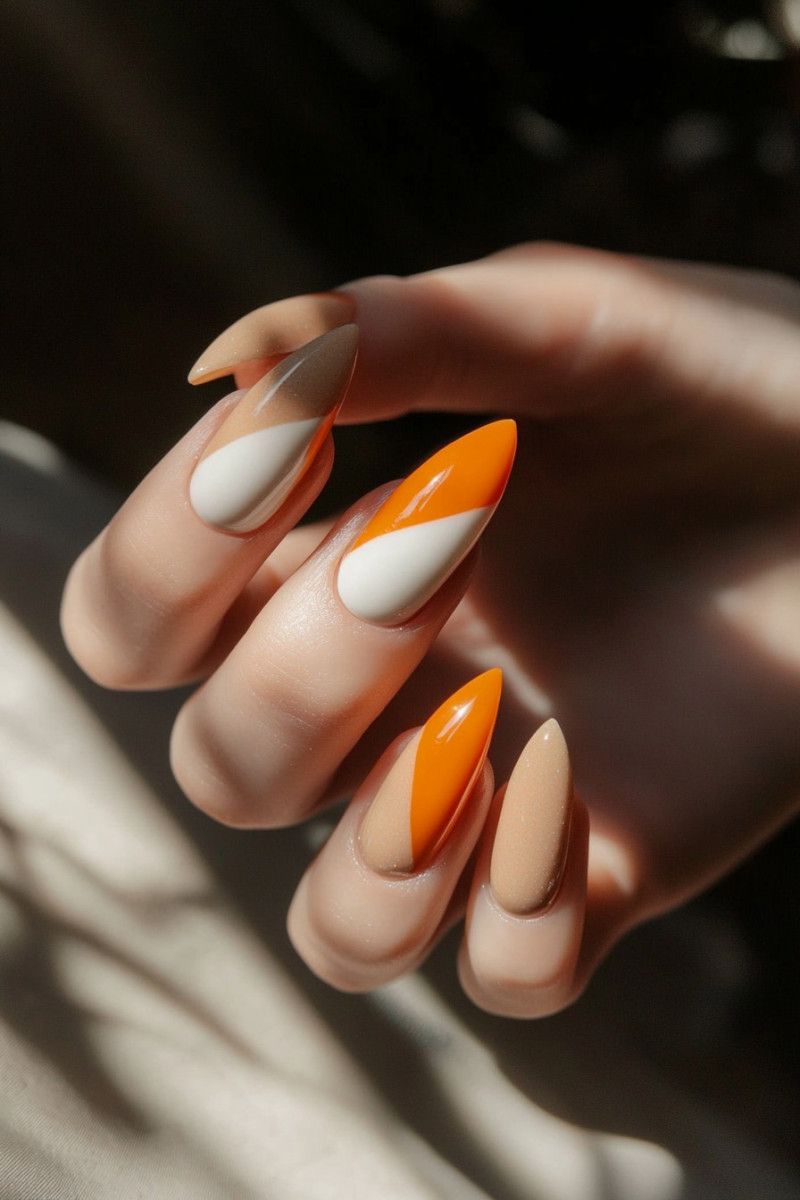 50+ Orange Fall Nails for a Cozy Autumn Look – FASHION SO SIMPLE