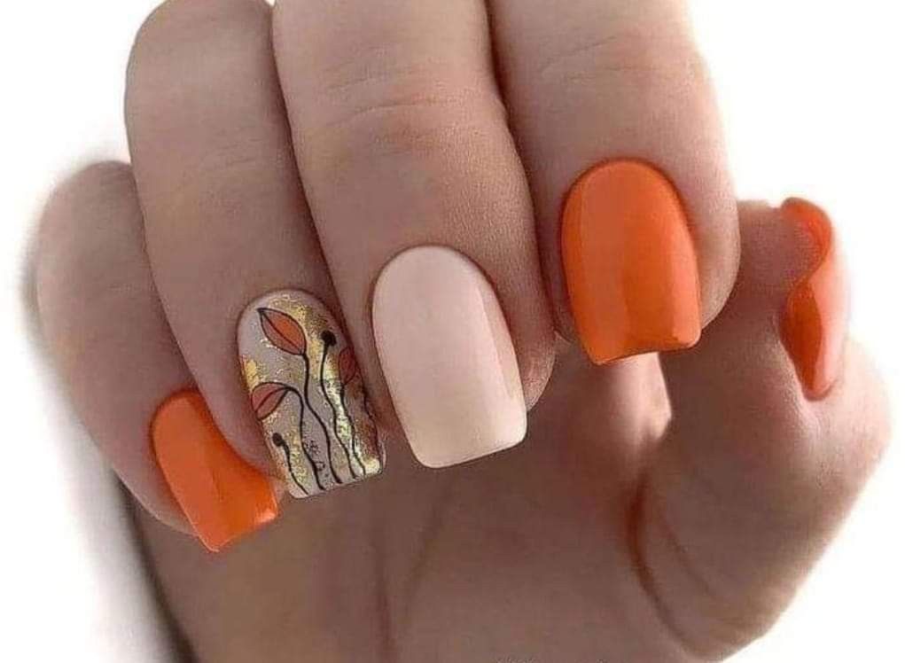 50+ Orange Fall Nails for a Cozy Autumn Look – FASHION SO SIMPLE