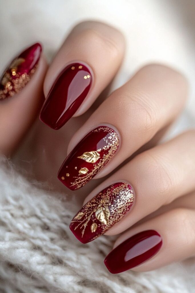 From Burgundy to Cherry: Exploring the Best Red Fall Nails – FASHION SO ...
