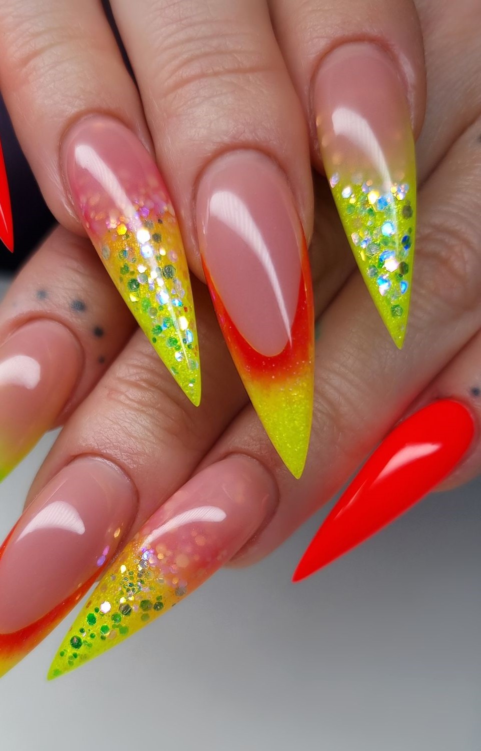 Rich Colors, Sharp Shapes: 50+ Fall Stiletto Nails for This Season ...