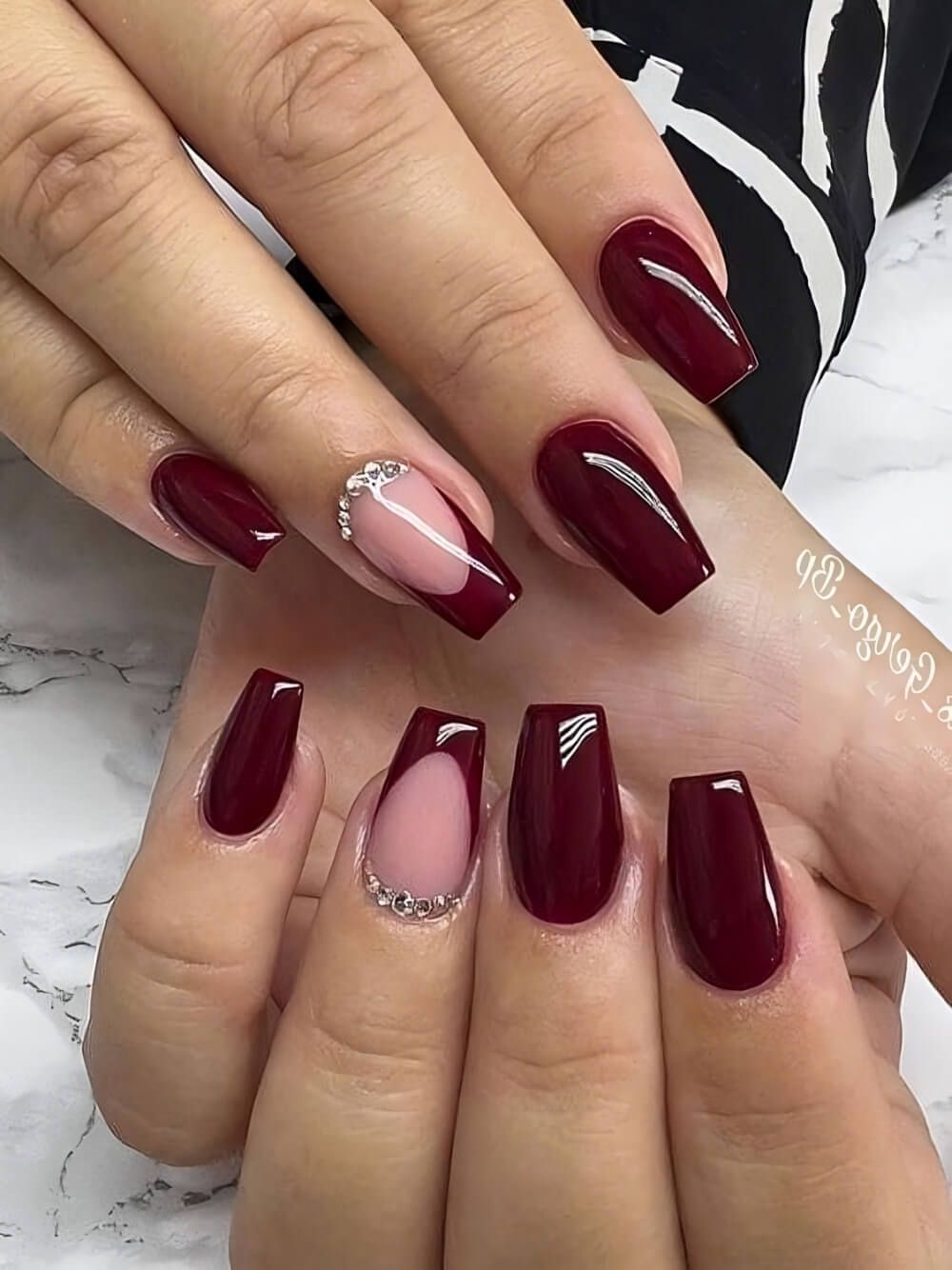 Must-Try Burgundy French Tip Nails for Every Occasion – FASHION SO SIMPLE
