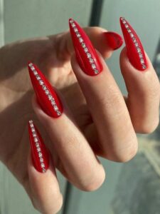 Fierce & Fiery: 50+ Red Stiletto Nails That Slay – FASHION SO SIMPLE