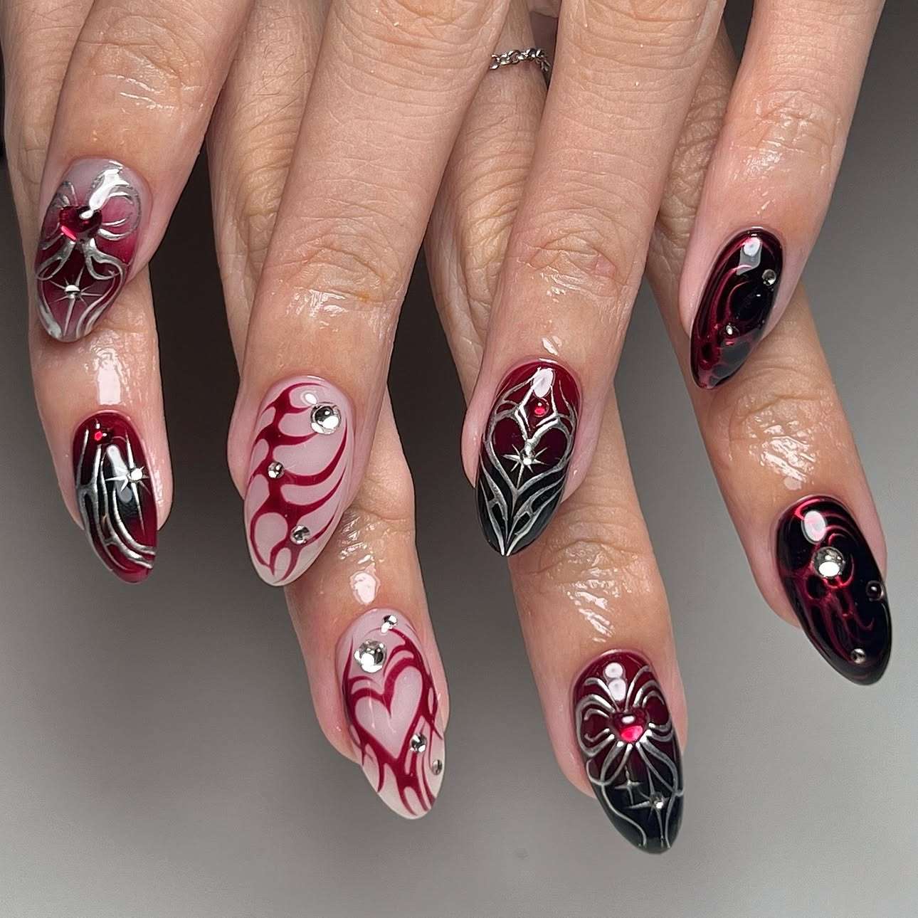 50+ Red and Black Nail Designs That Command Attention – FASHION SO SIMPLE