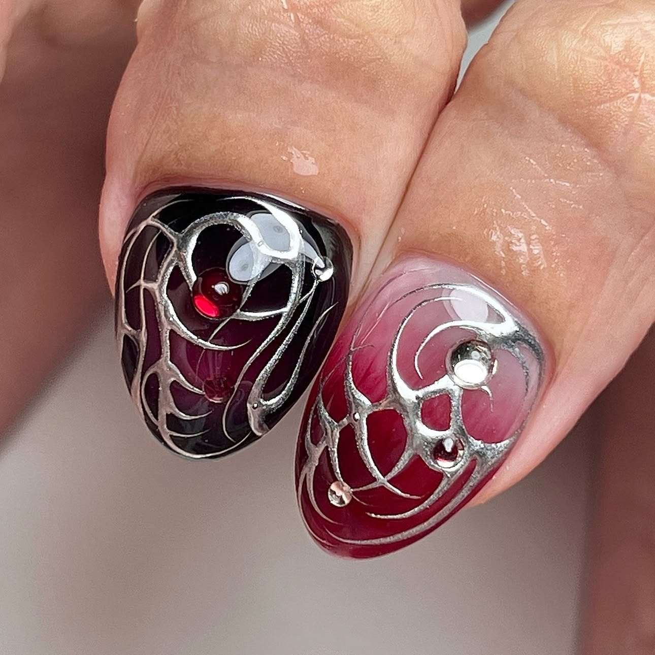 50+ Red and Black Nail Designs That Command Attention – FASHION SO SIMPLE