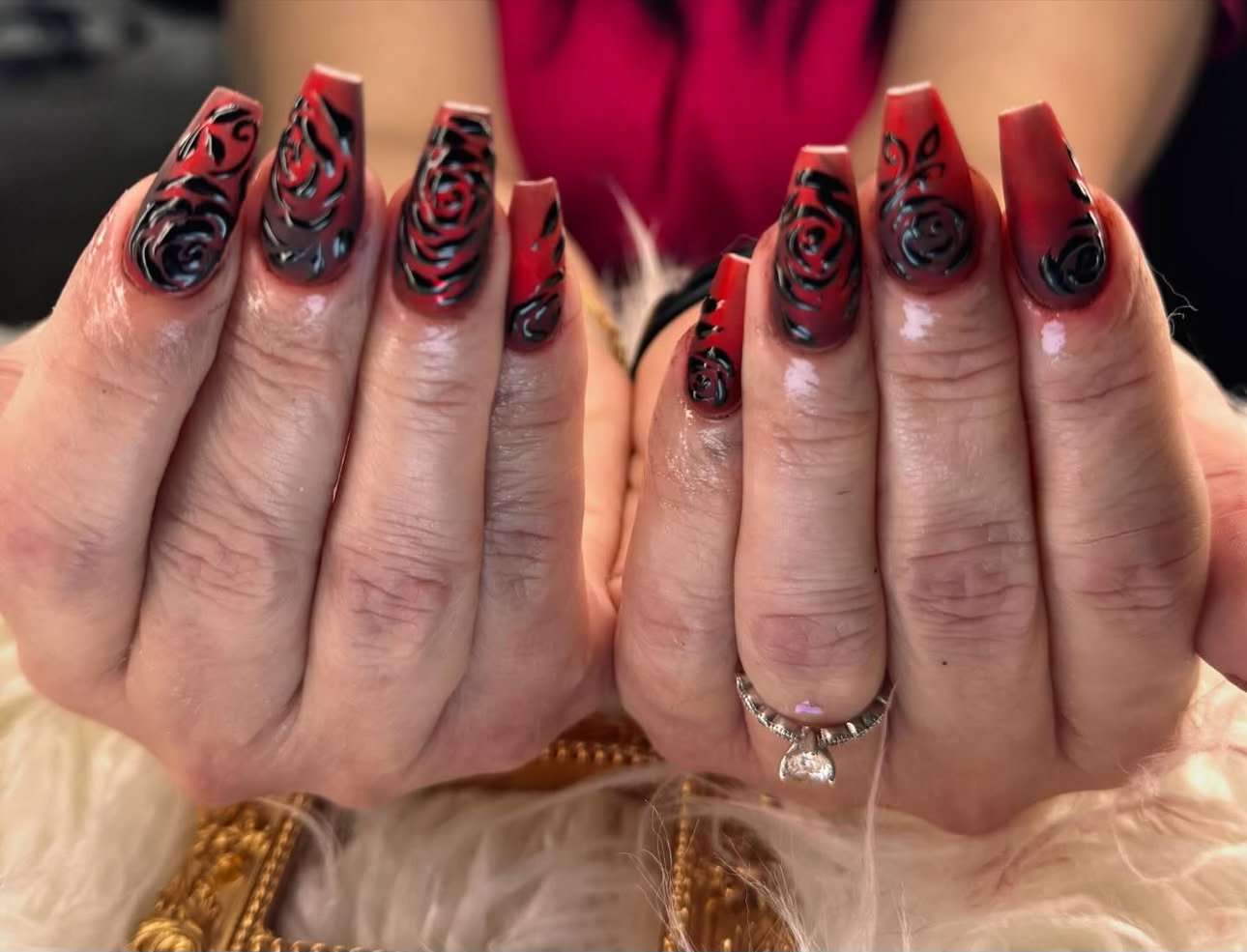 50+ Red and Black Nail Designs That Command Attention – FASHION SO SIMPLE