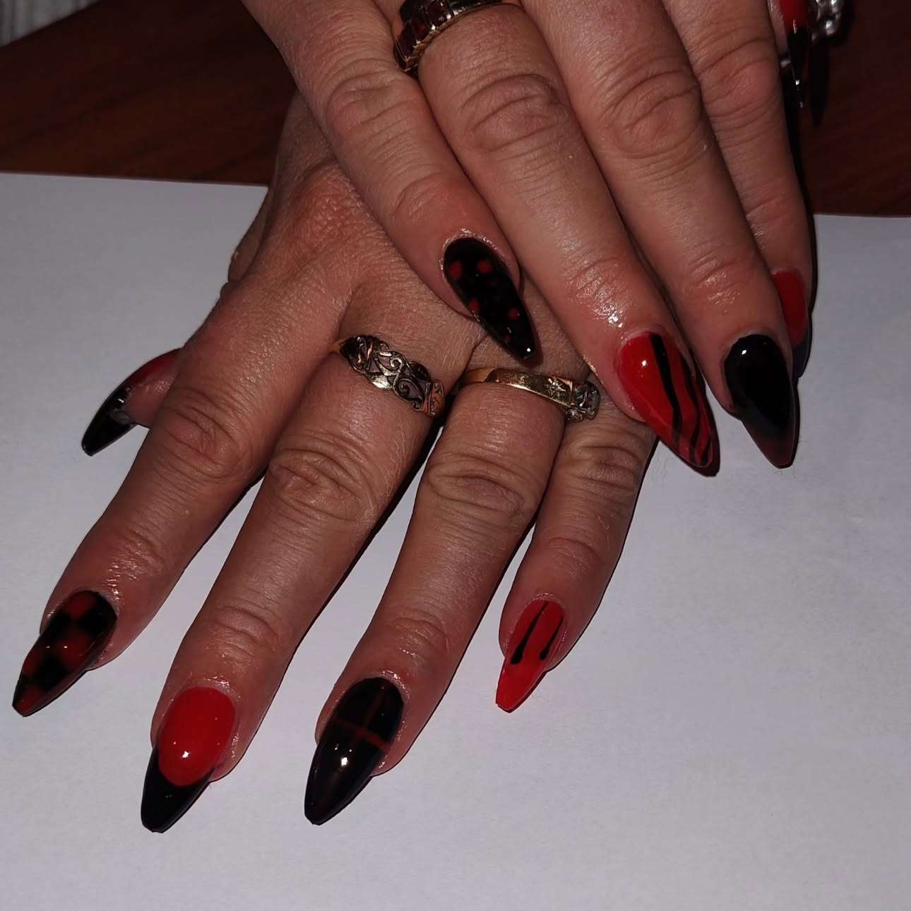 50+ Red and Black Nail Designs That Command Attention – FASHION SO SIMPLE
