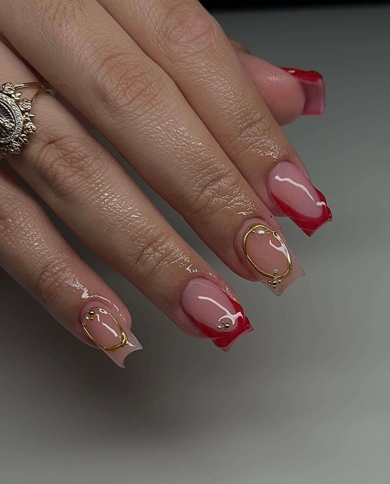 50+ Red and Gold Nail Designs That Radiate Luxury – FASHION SO SIMPLE