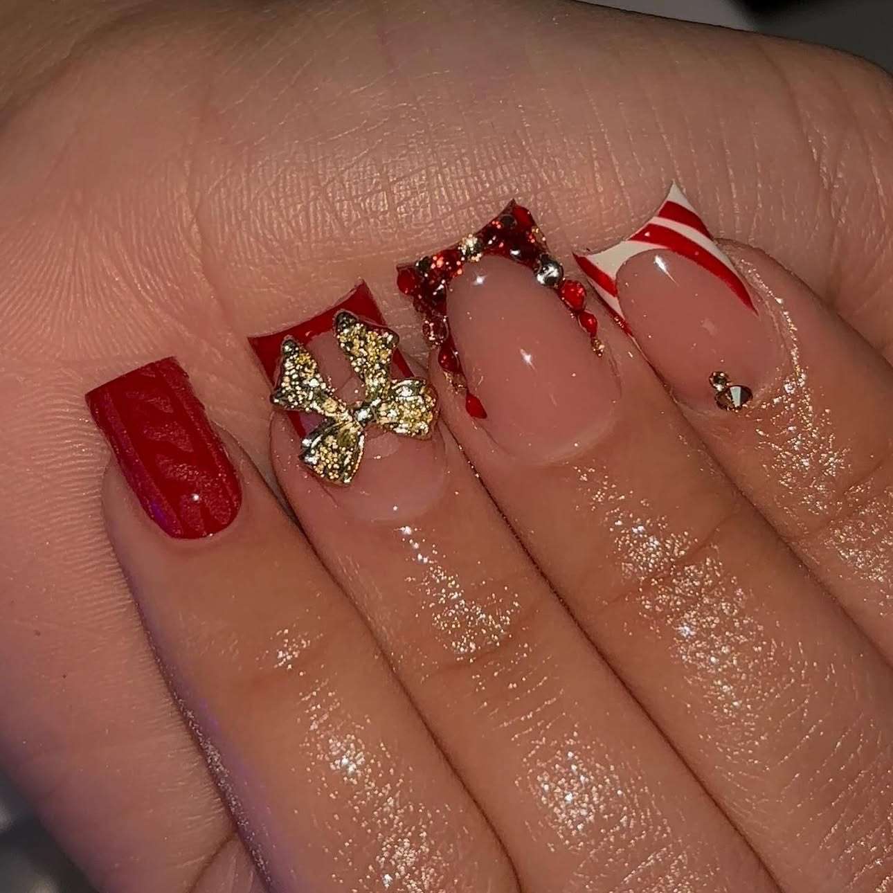 50+ Red and Gold Nail Designs That Radiate Luxury – FASHION SO SIMPLE