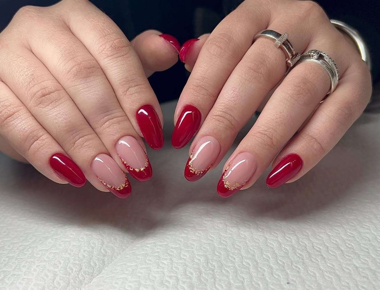 50+ Red and Gold Nail Designs That Radiate Luxury – FASHION SO SIMPLE