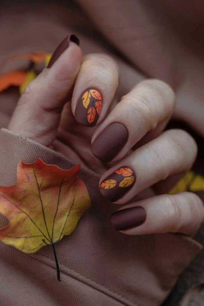 Step Into Autumn with These Gorgeous Fall Leaf Nails – FASHION SO SIMPLE