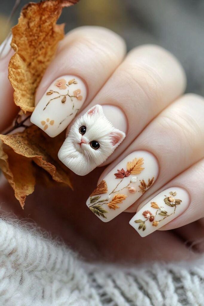 Enchanting Fall Disney Nails for a Whimsical Autumn Look – FASHION SO ...