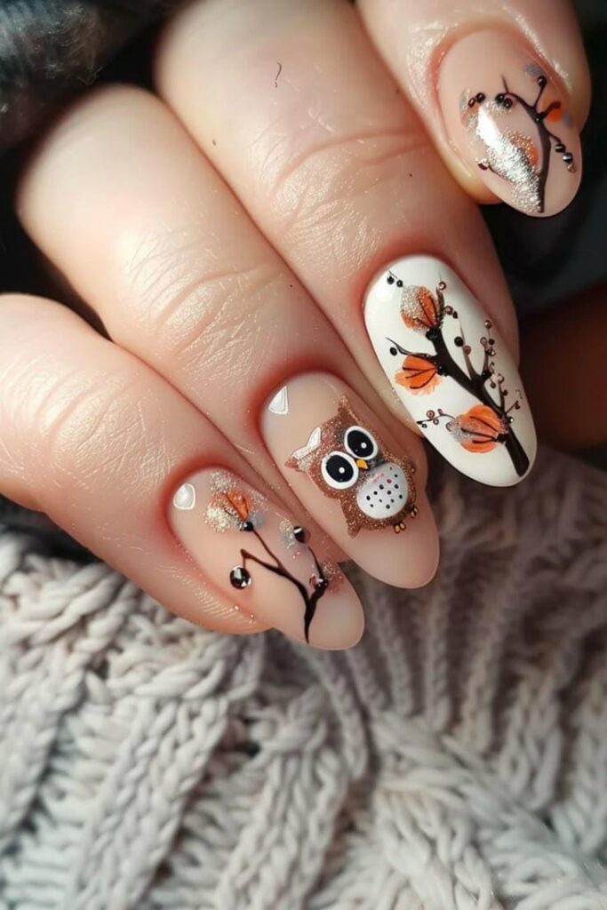 Enchanting Fall Disney Nails for a Whimsical Autumn Look – FASHION SO ...