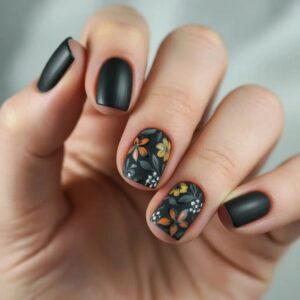 Fall Flower Nails for 2025 That Bring Elegance to Autumn – FASHION SO ...