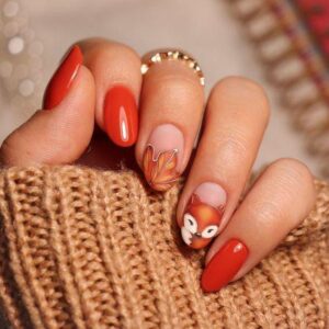 Enchanting Fall Disney Nails for a Whimsical Autumn Look – FASHION SO ...