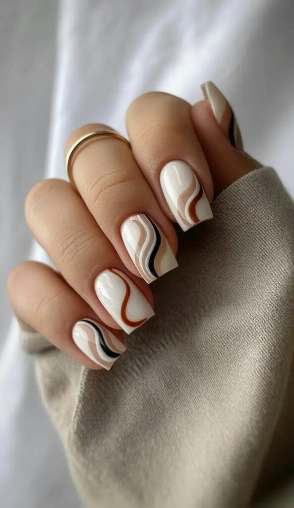 White Fall Nails : 50+ Chic Designs for a Crisp Autumn Look – FASHION ...