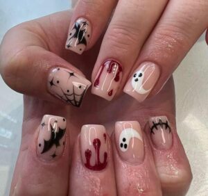 Spooky Short Square Halloween Nails You’ll Want in 2025 – FASHION SO SIMPLE