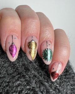 Christmas Ornament Nails That Bring Holiday Cheer to Your Tips ...