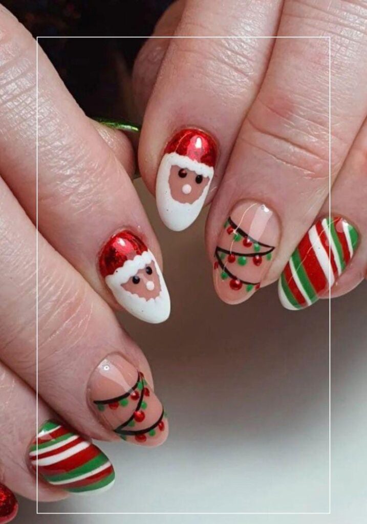 Santa Nail Designs: Proof the North Pole Has a Nail Tech – FASHION SO ...