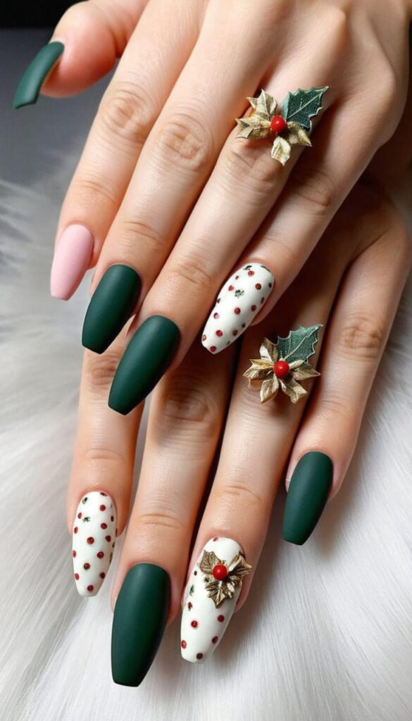 Matte Christmas Nails That Are Cozy, Chic, and Festive – FASHION SO SIMPLE