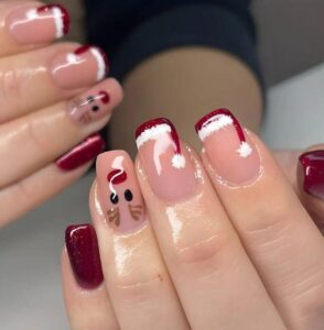 Santa Hat Nail Designs to Sleigh Your 2025 Christmas Look – FASHION SO ...