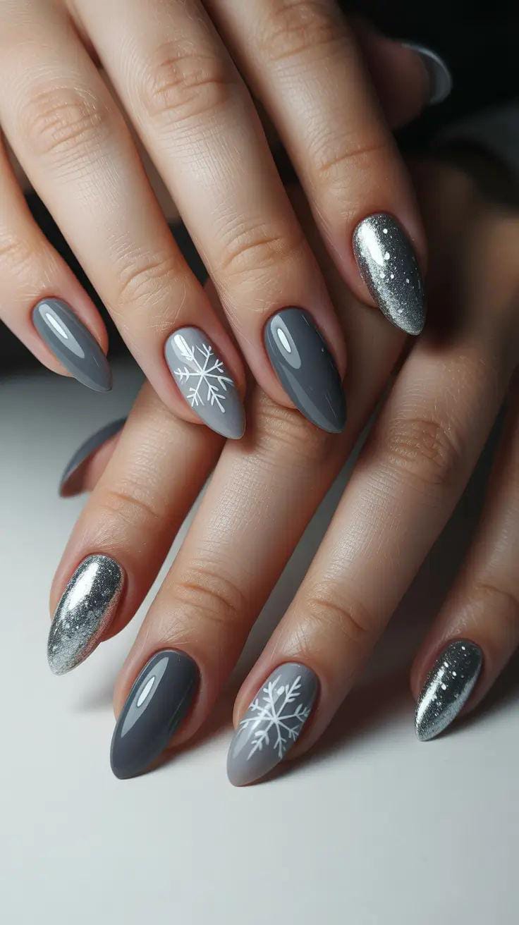 Cozy, Chic, and Cool: 50+ Gray Winter Nail Designs to Try in 2026 ...