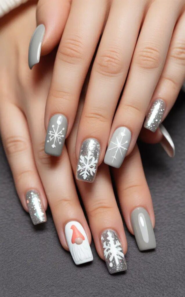 Cozy, Chic, and Cool: 50+ Gray Winter Nail Designs to Try in 2026 ...
