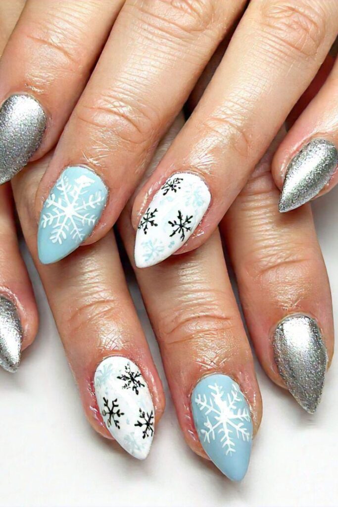Icy Blue Winter Nails: 50+ Designs to Try in 2026 – FASHION SO SIMPLE