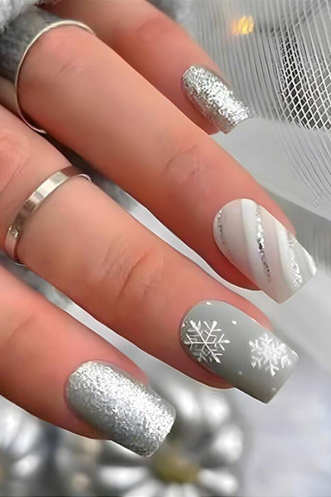 Cozy, Chic, and Cool: 50+ Gray Winter Nail Designs to Try in 2026 ...