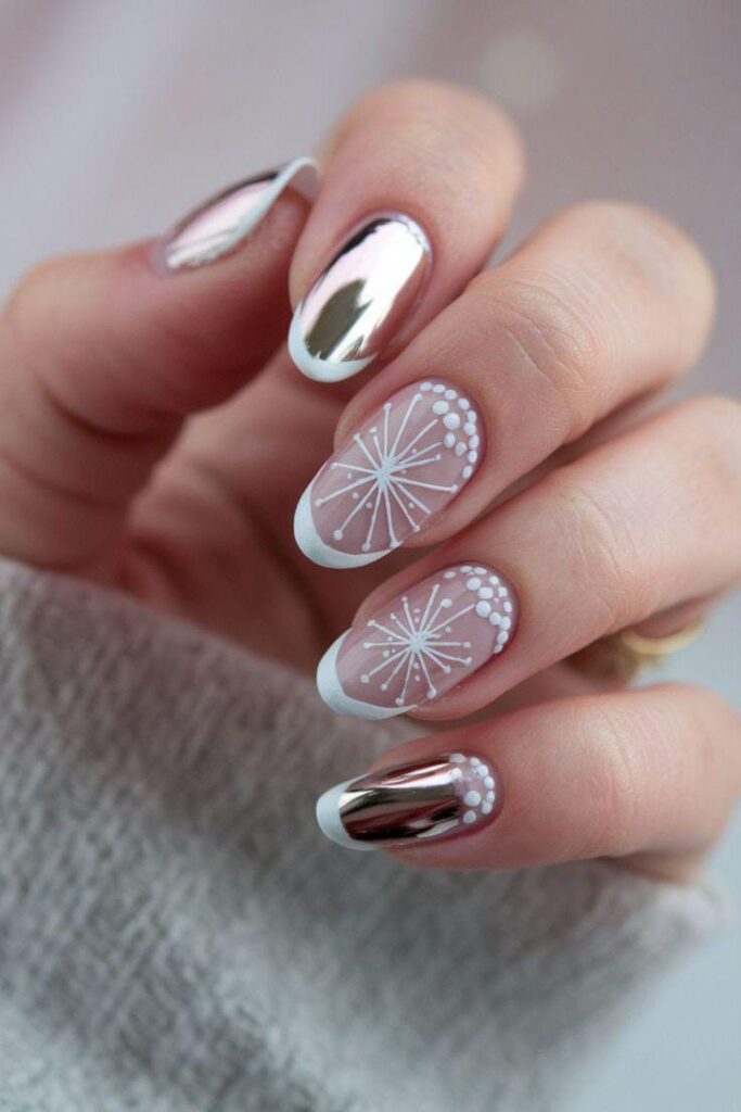 Sparkle Through 2026 Winter with These Chrome Winter Nails – FASHION SO ...