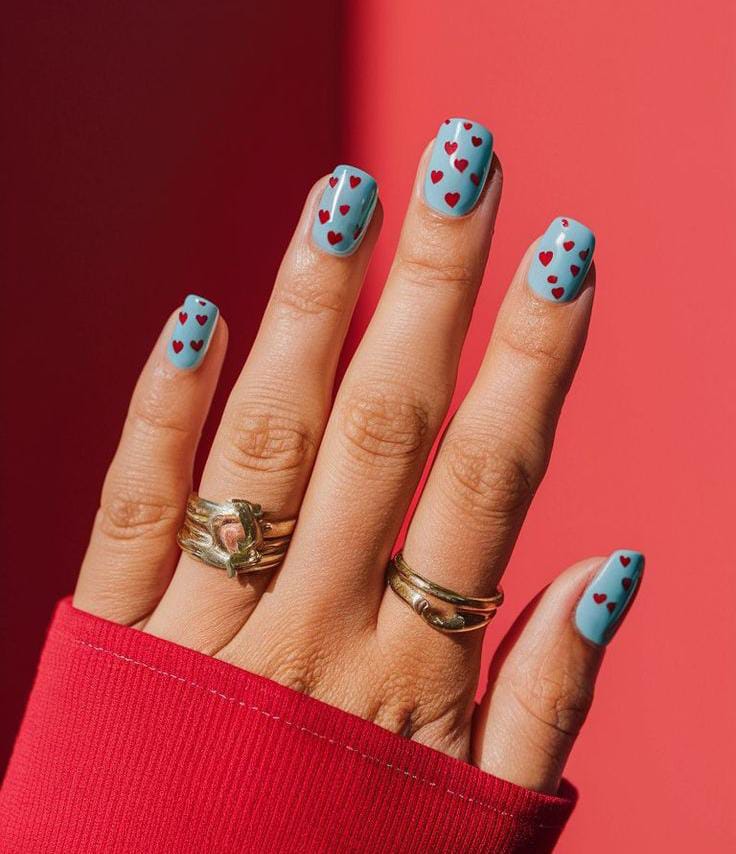 Blue Valentines Nail Ideas That Are Totally Pinterest-Worthy – FASHION ...