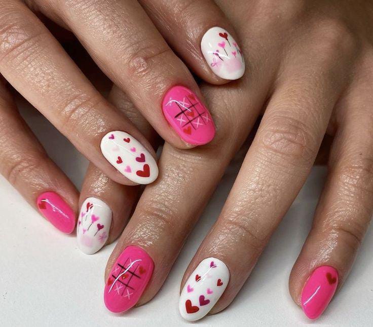Love at First Swipe: Short Valentine Gel Nail Ideas – FASHION SO SIMPLE