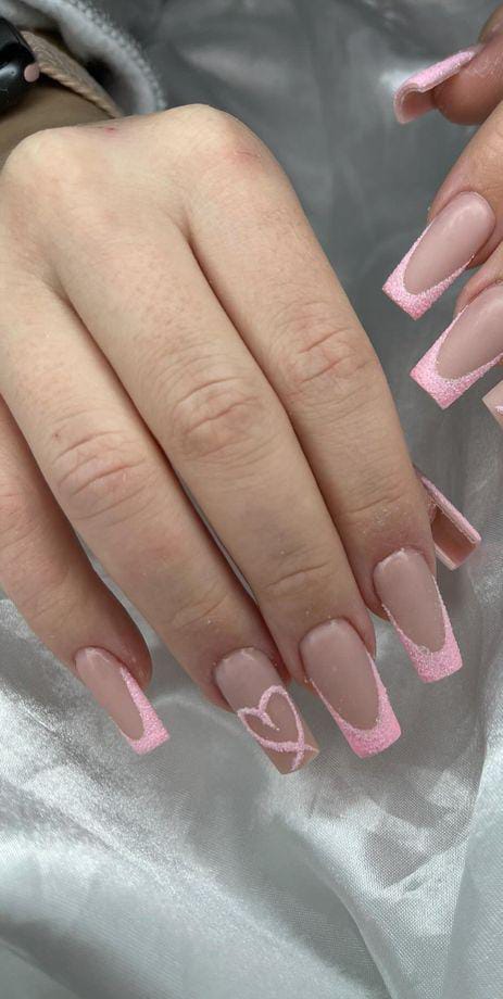 Romantic and Refined Valentine French Tip Nails for 2026 – FASHION SO ...